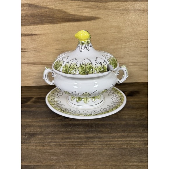 Majolica | Dining | Vintage Italian Majolica Soup Tureen With Lid ...